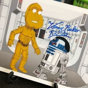 Other | Rare Kenny Baker R2d2 Family Guy Autographed 6x4 Photo | Poshmark